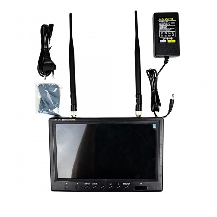 Купить Монитор FPV LCD 9 дюймов со встроенным приемником 5.8 GHz для ...